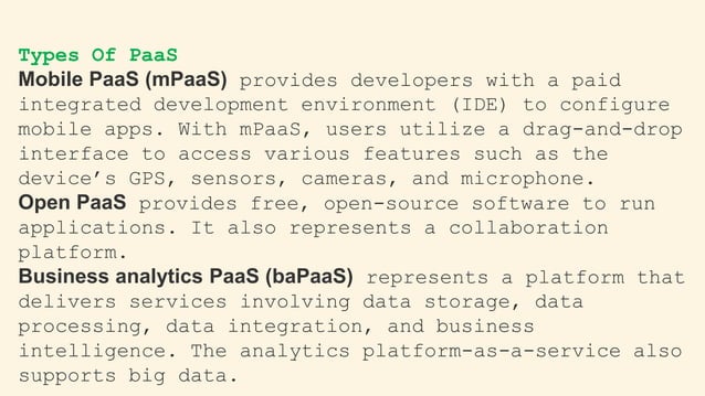 What is PAAS Explained PaaS Tutorial | PPTX