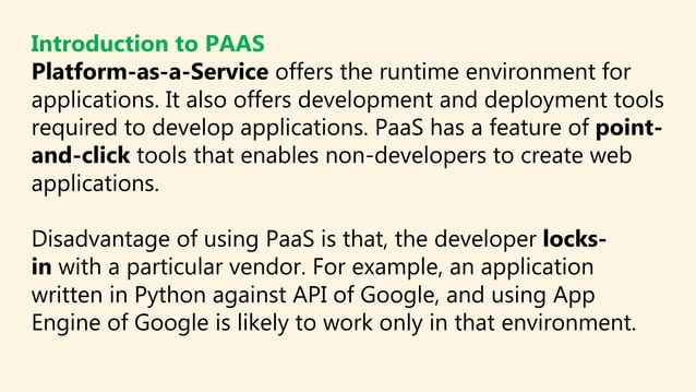 What is PAAS Explained PaaS Tutorial | PPTX