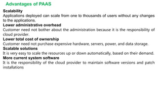 What is PAAS Explained PaaS Tutorial | PPTX