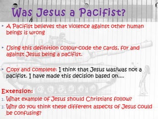 What is pacifism | PPT