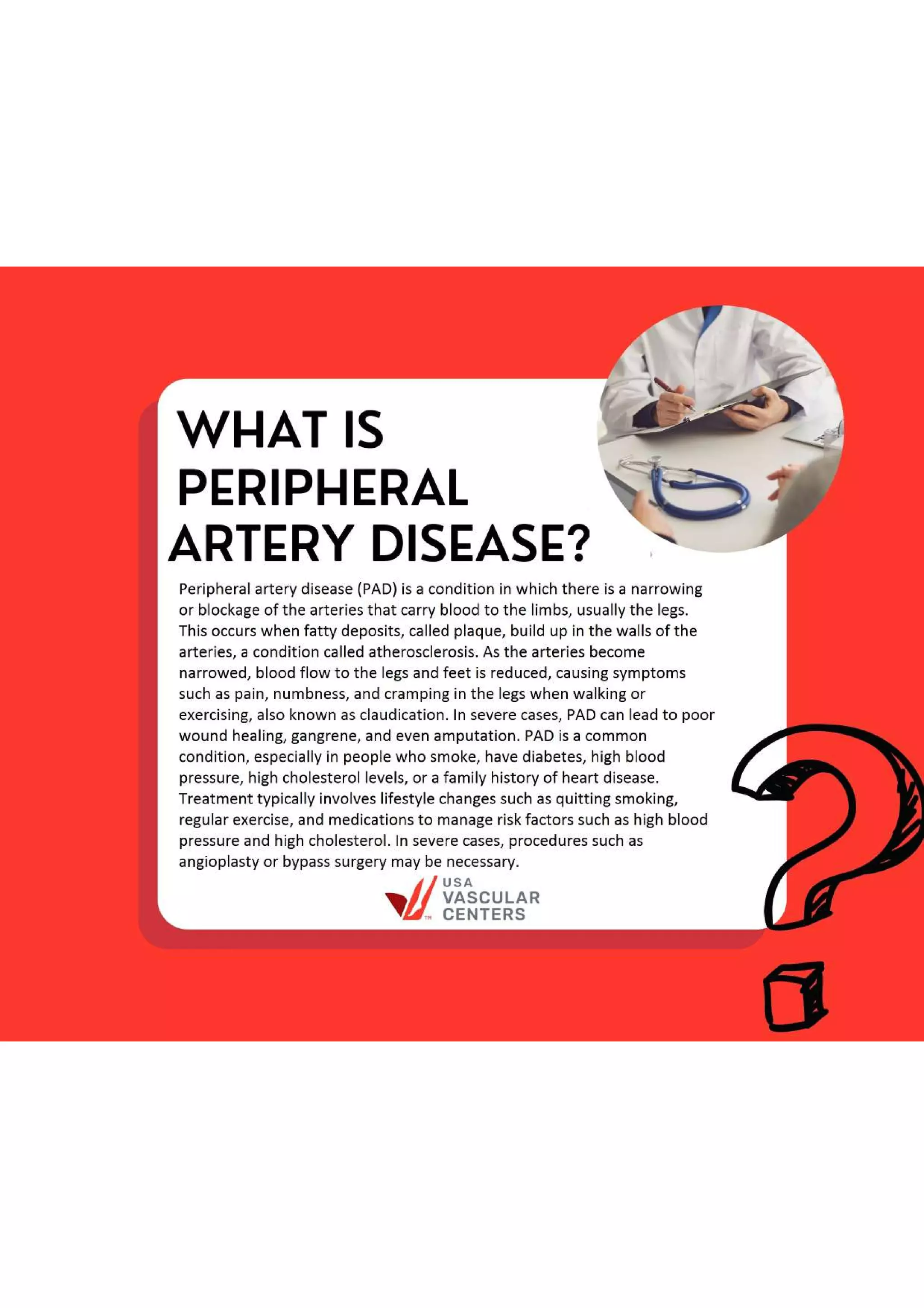 what is peripheral artery disease | PDF