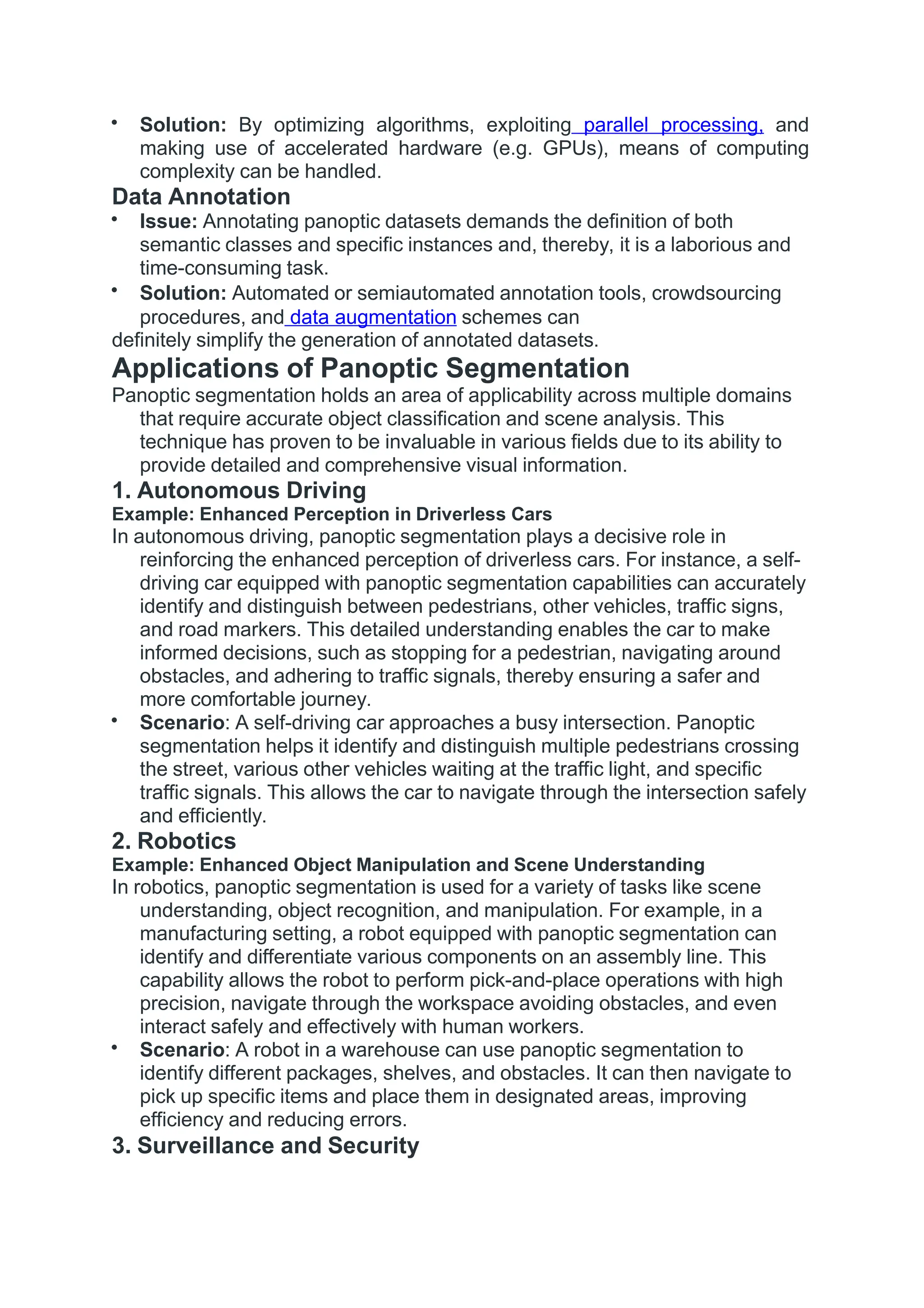 What is Panoptic Segmentation and advantages.ppt