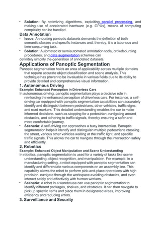 What is Panoptic Segmentation and advantages.ppt