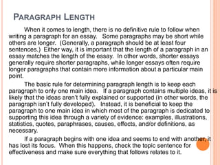 What is paragraph | PPTX