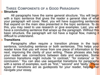 What is paragraph | PPTX