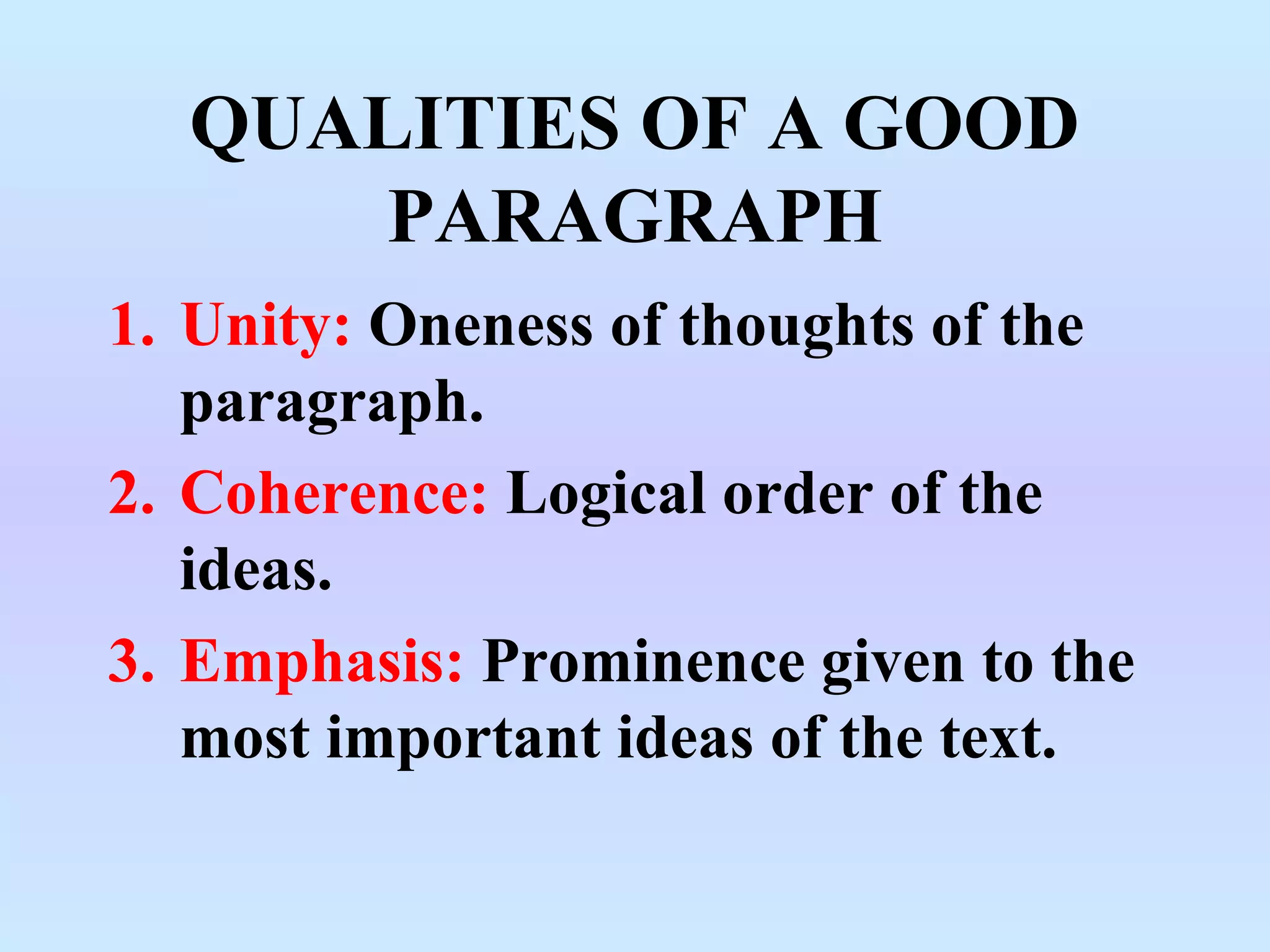 What is paragraph | PPT
