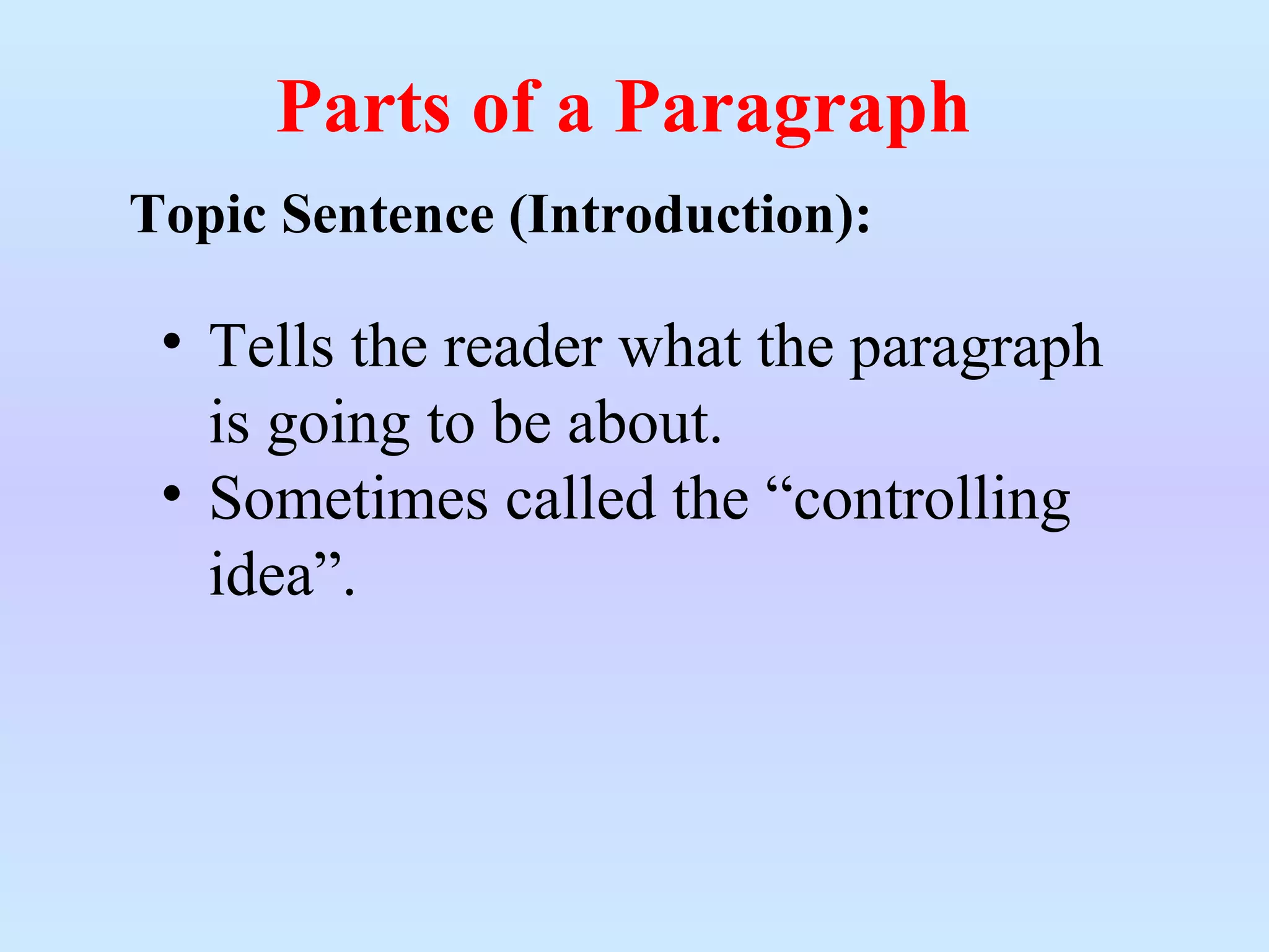 What is paragraph | PPT
