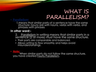 What is parallelism | PDF