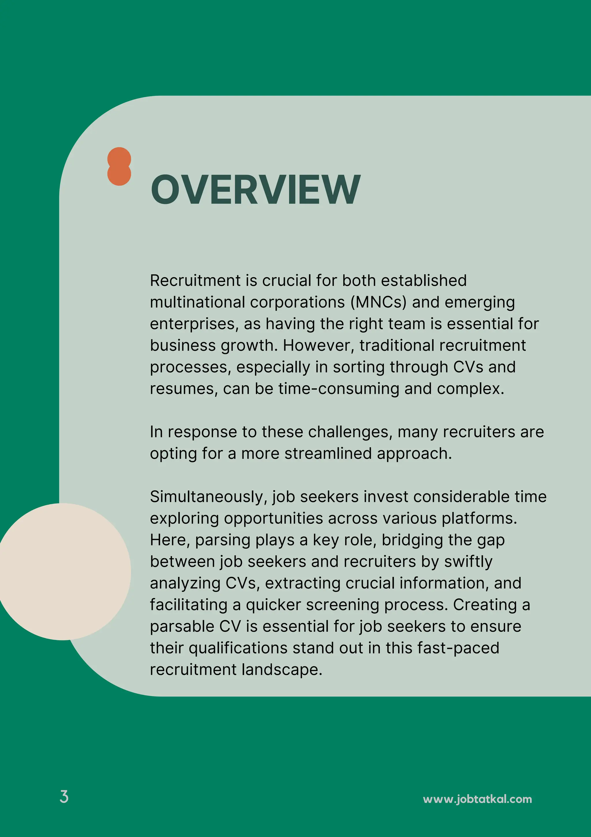 What is parsing, and how to make a parsable CV | PDF | Resume Writing ...