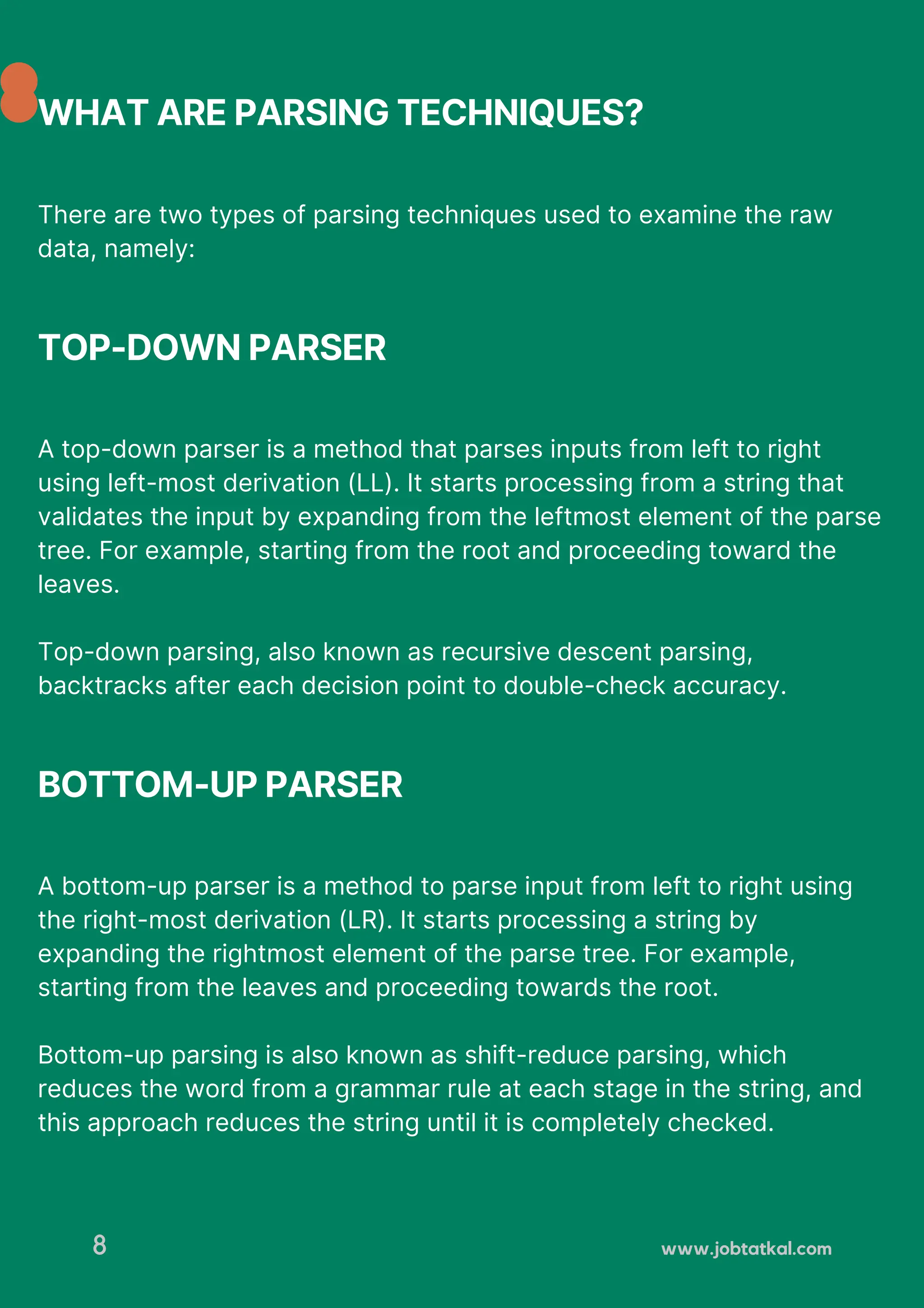What is parsing, and how to make a parsable CV | PDF