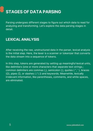 What is parsing, and how to make a parsable CV | PDF | Resume Writing ...