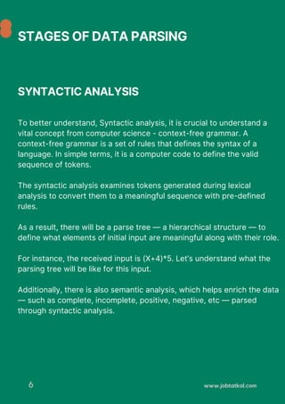 What is parsing, and how to make a parsable CV | PDF | Resume Writing ...