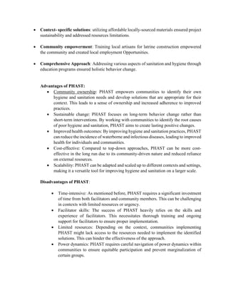 What is Participatory Hygiene and Satiation Transformation.docx