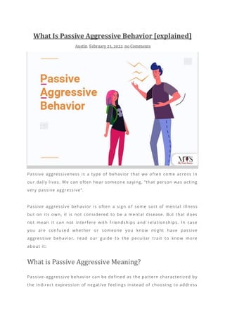 Passive Personality Type