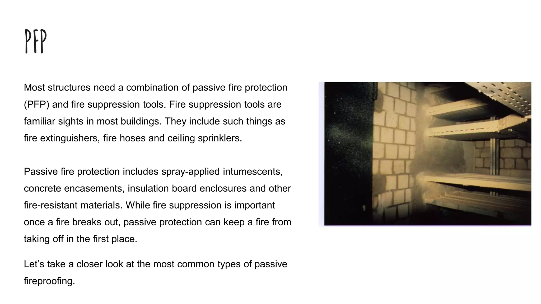 What is passive fireproofing | PPTX