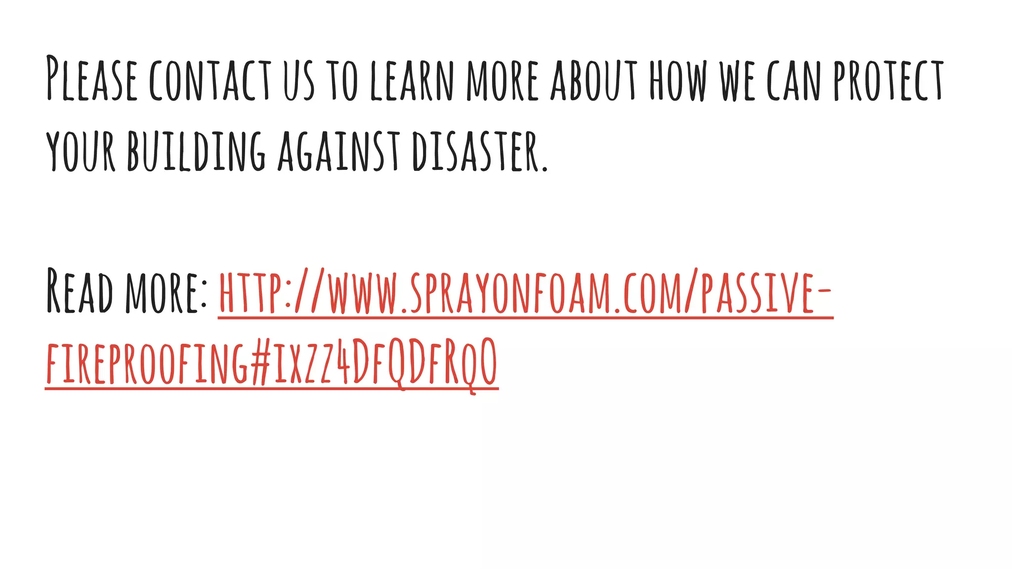 What is passive fireproofing | PPTX