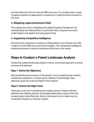 What Is Patent Landscape Analysis? A Comprehensive Guide | IIP Search | PDF