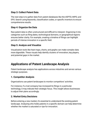 What Is Patent Landscape Analysis? A Comprehensive Guide | IIP Search | PDF