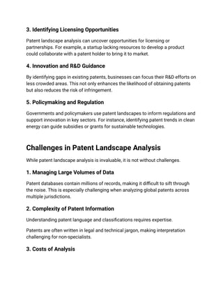 What Is Patent Landscape Analysis? A Comprehensive Guide | IIP Search | PDF