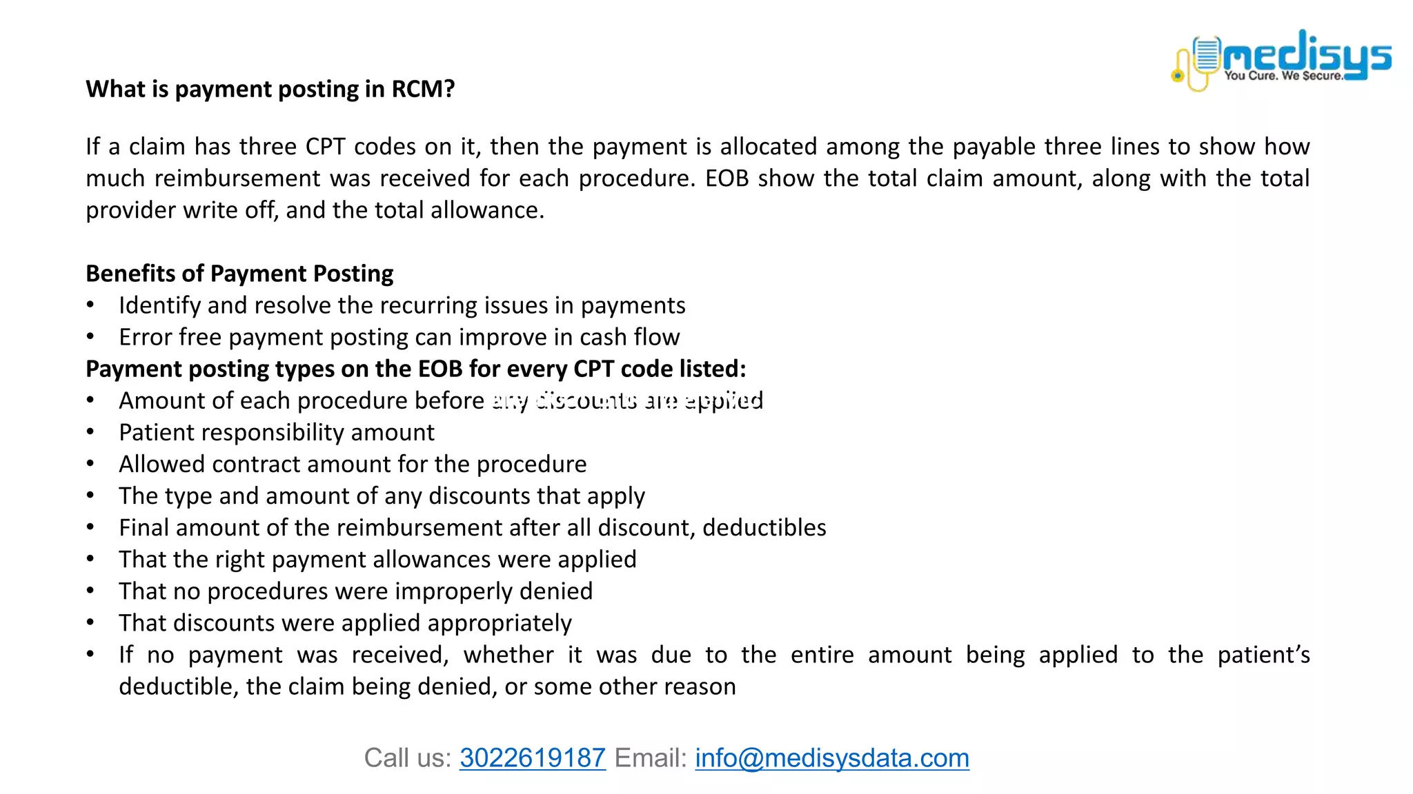 What is payment posting in rcm | PPTX