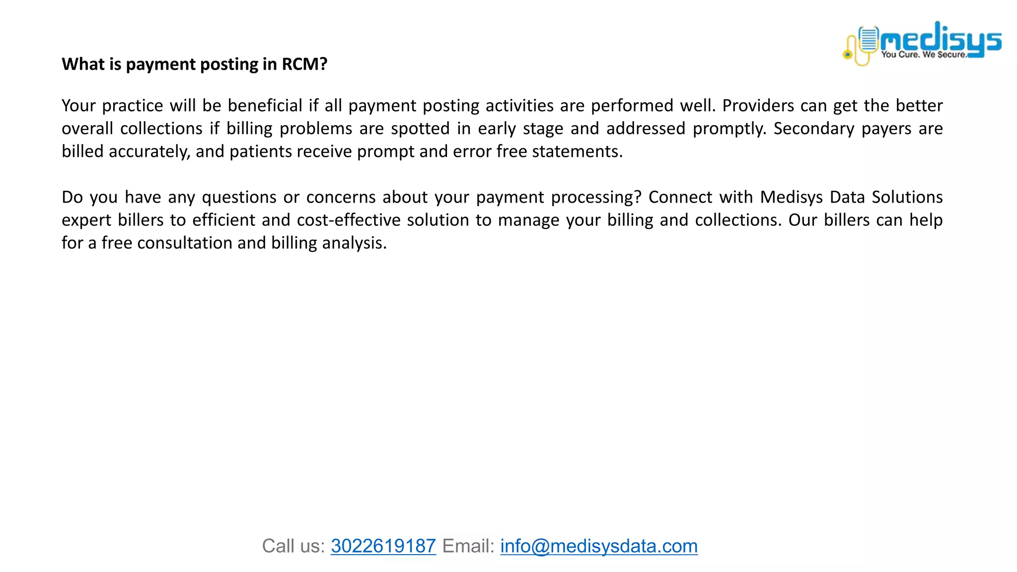 What is payment posting in rcm | PPTX