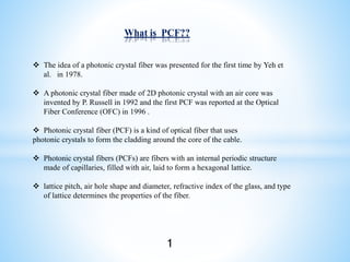 What is pcf | PPTX | Physics | Science