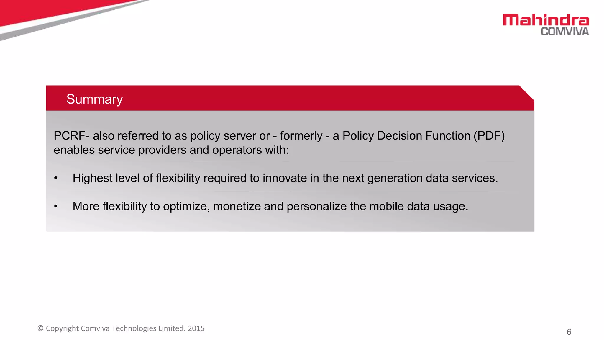 What is PCRF? – Detailed PCRF architecture and functioning | PPTX