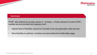 What is PCRF? – Detailed PCRF architecture and functioning | PPTX