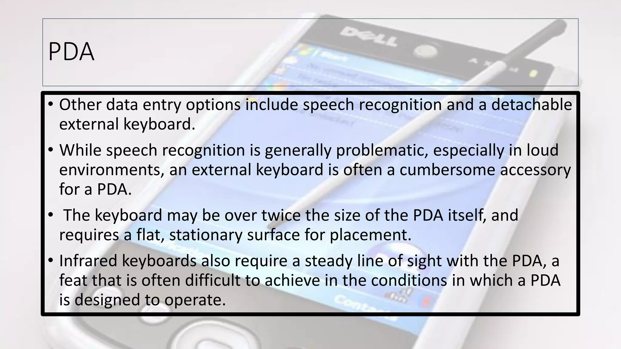 What is PDA? | PDF