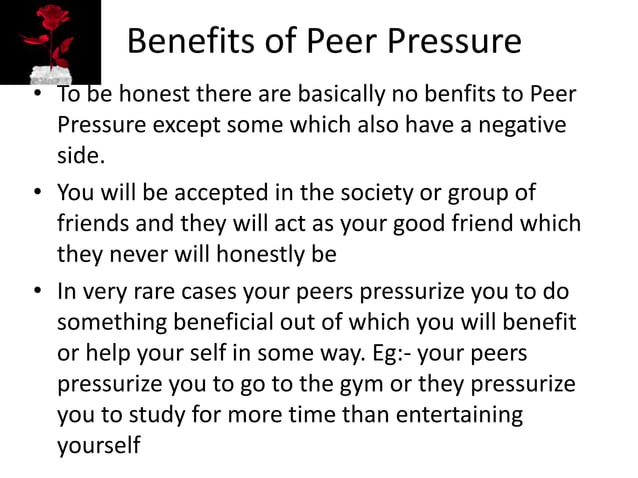 What Is Peer Pressure | PPTX