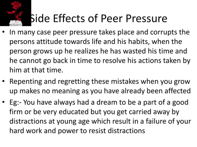 What Is Peer Pressure | PPTX