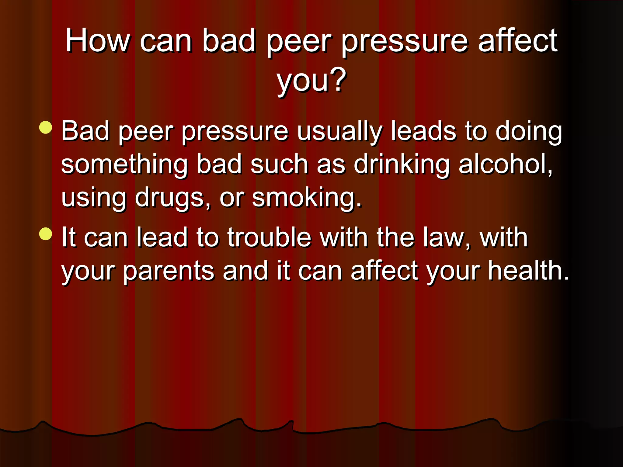 What is peer pressure updated | PPT