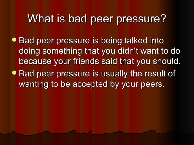 What is peer pressure updated | PPT
