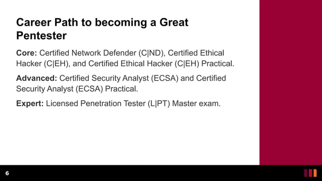 What is penetration testing and career path | PPTX