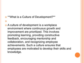 WHAT IS PEOPLE DEVELOPMENT AND THE BENEFIT | PPT