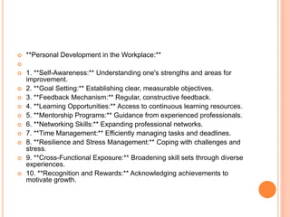 WHAT IS PEOPLE DEVELOPMENT AND THE BENEFIT | PPT