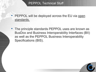 What is PEPPOL / Pan-European Public Procurement Online | PPTX