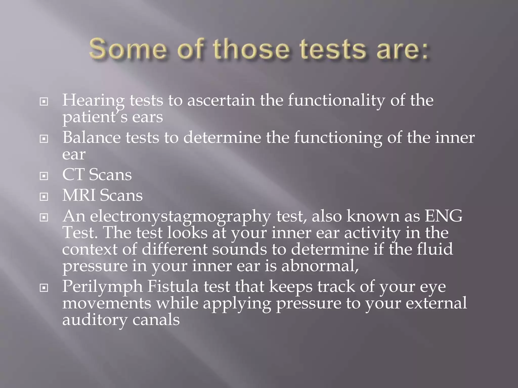 What is perilymph fistula | PPTX