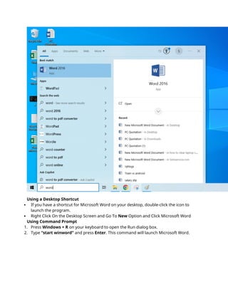 MS Word – Uses & Featuresripheral Component Interconnect.docx