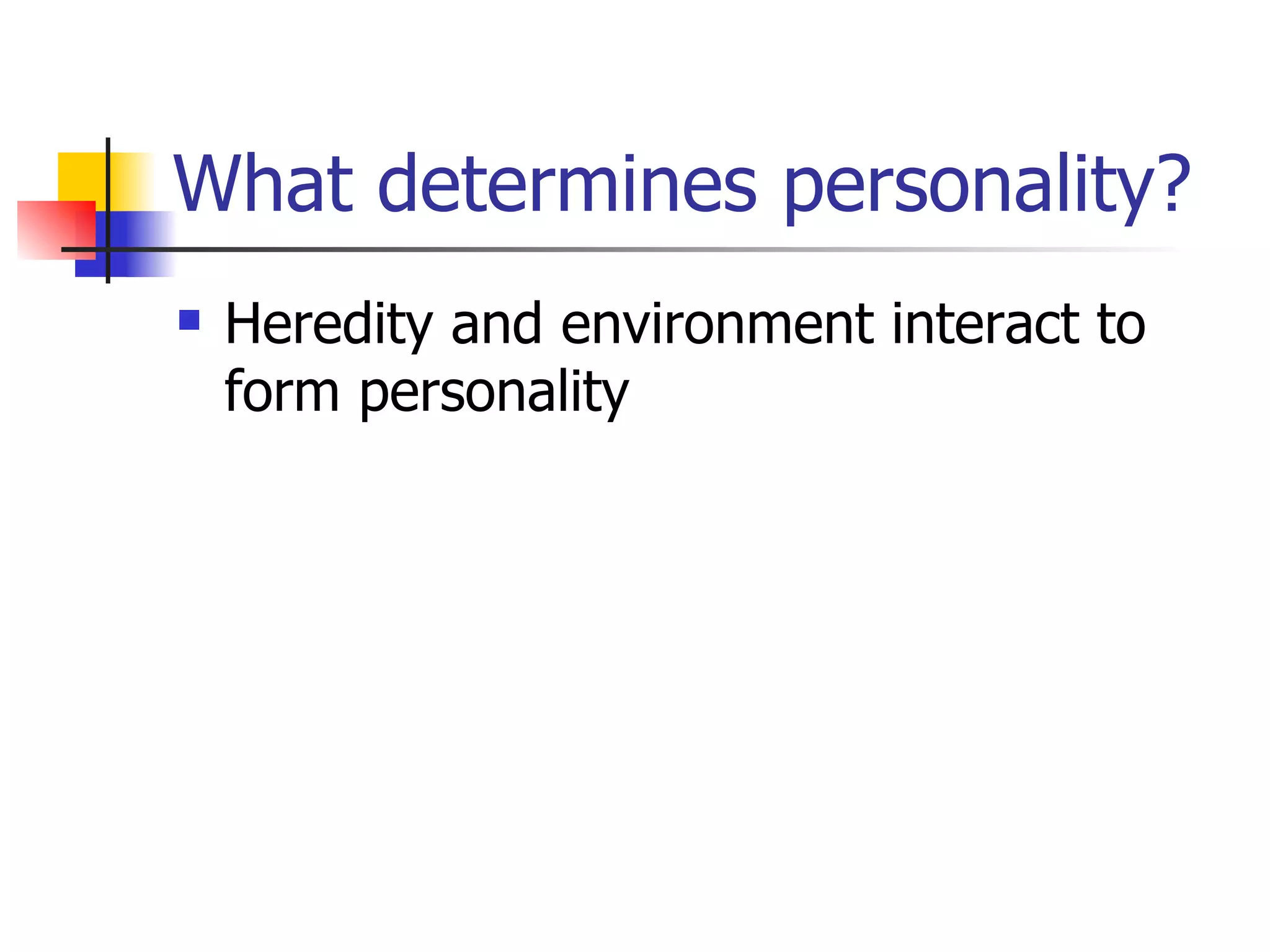 What Is Personality? | PPT