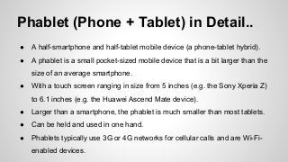 What is a PHABLET - Let's Have a Quick View
