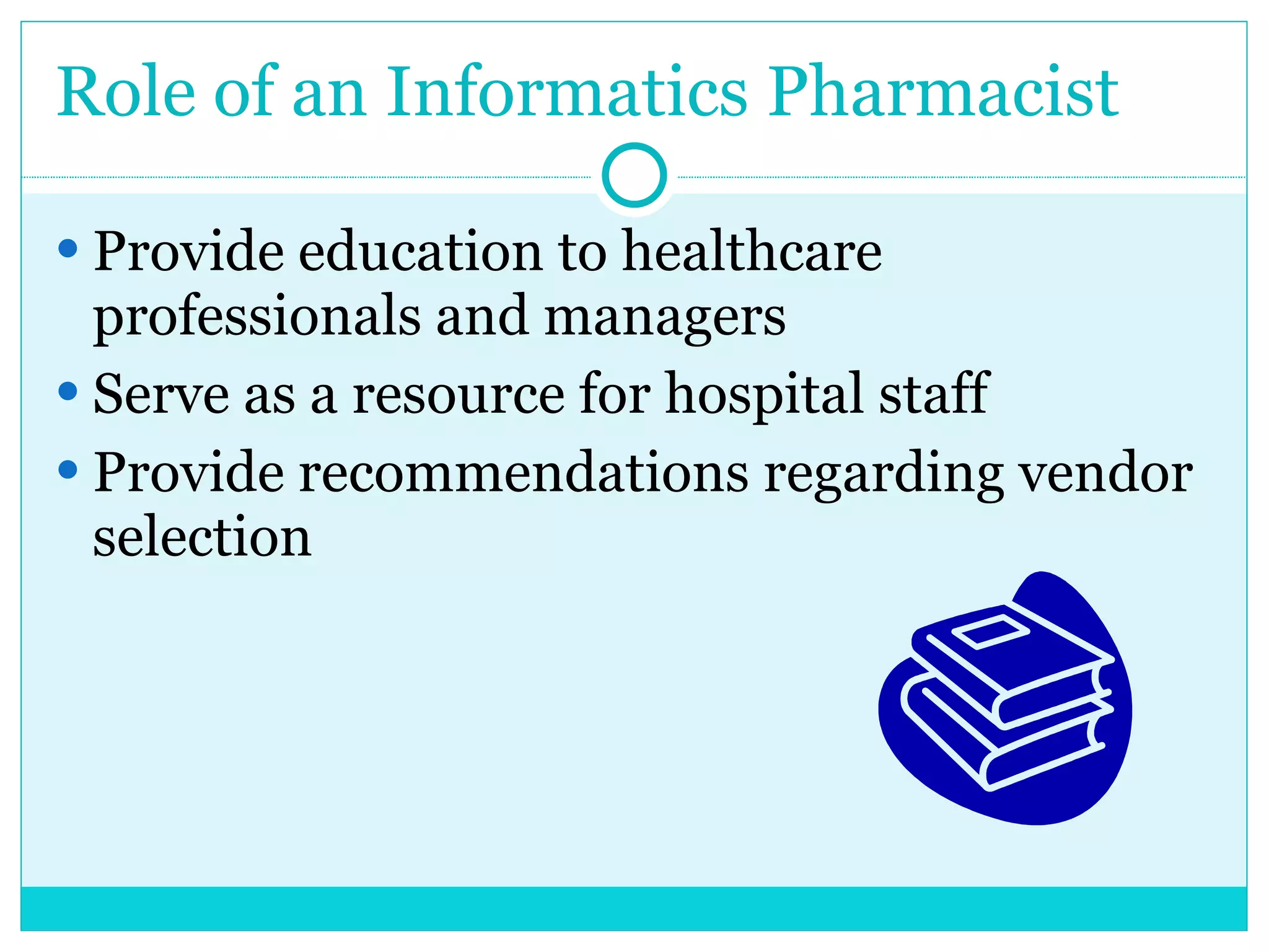 What is Pharmacy Informatics? | PPT