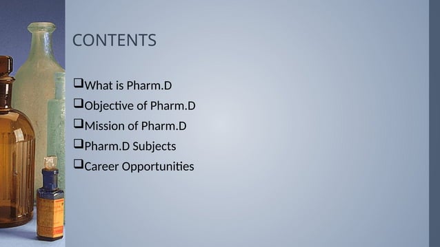 What is PharmD.pptx Its about pharm.d course | PPTX