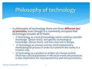 What is Philosophy in Technology? | PDF