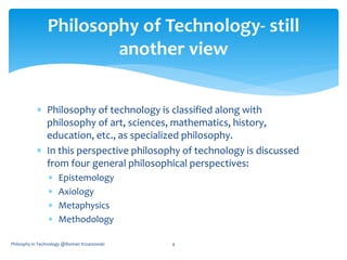 What is Philosophy in Technology? | PDF