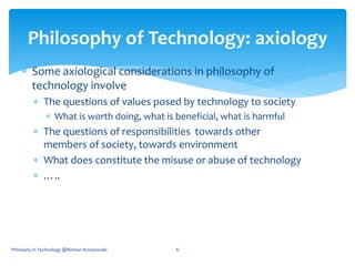 What is Philosophy in Technology? | PDF