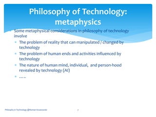 What is Philosophy in Technology? | PDF