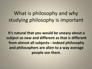 What is philosophy? | PPT