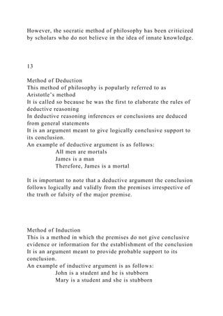 What is PhilosophyIntroductionDefinition of Philosophy.docx