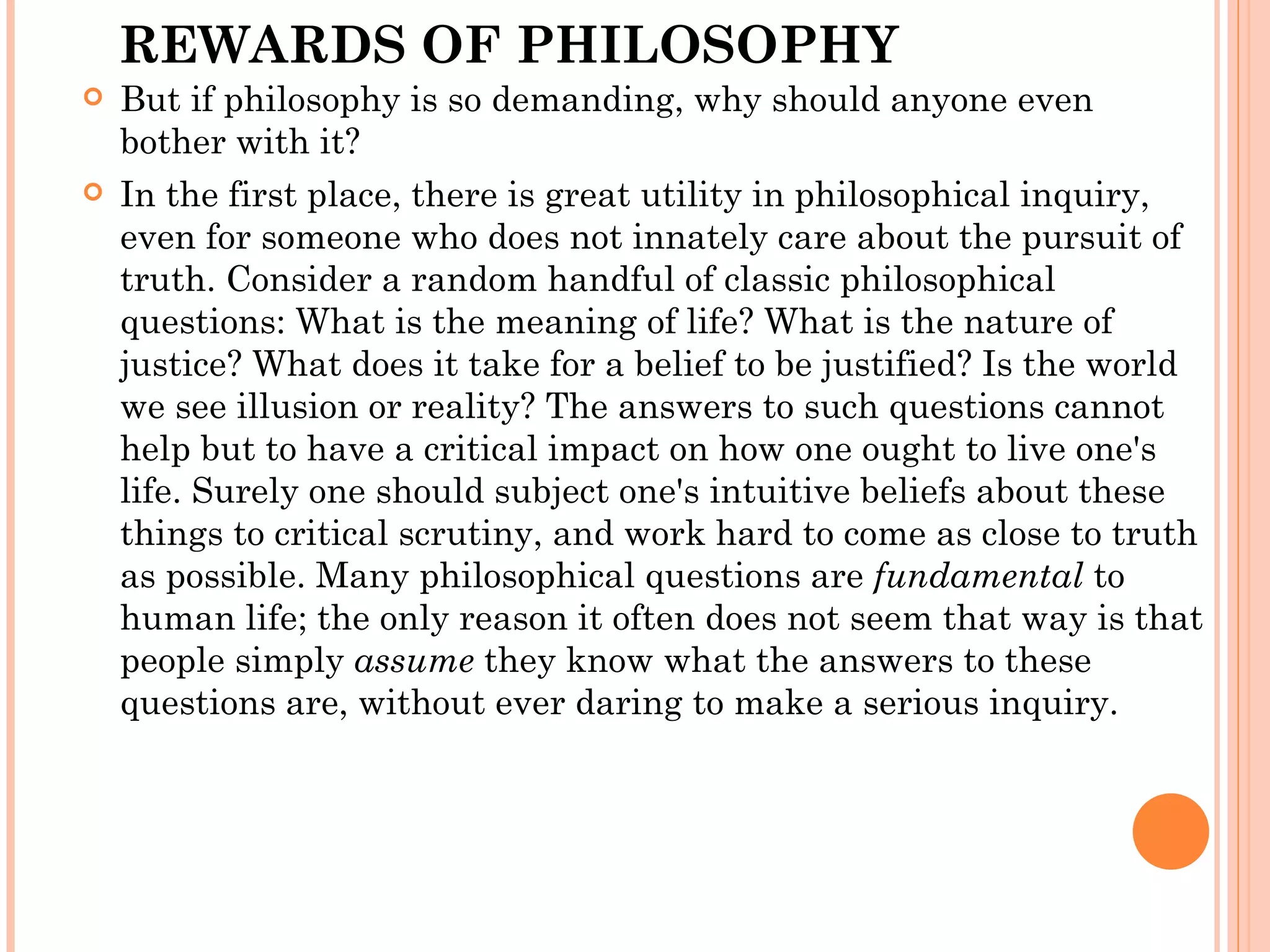 What is philosophy presentation | PPT